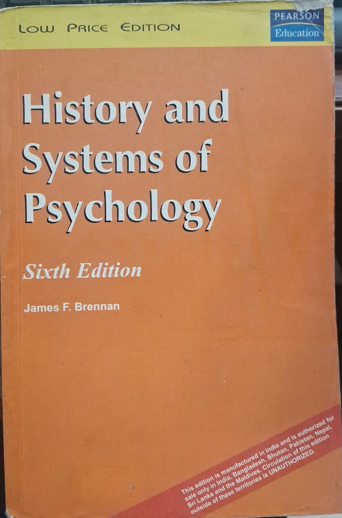 History and Systems of Psychology – Book Land DU